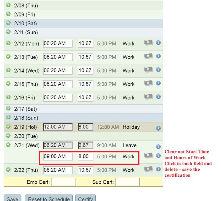 Alternate Holiday when you are on an Alternate Schedule - Help Wiki