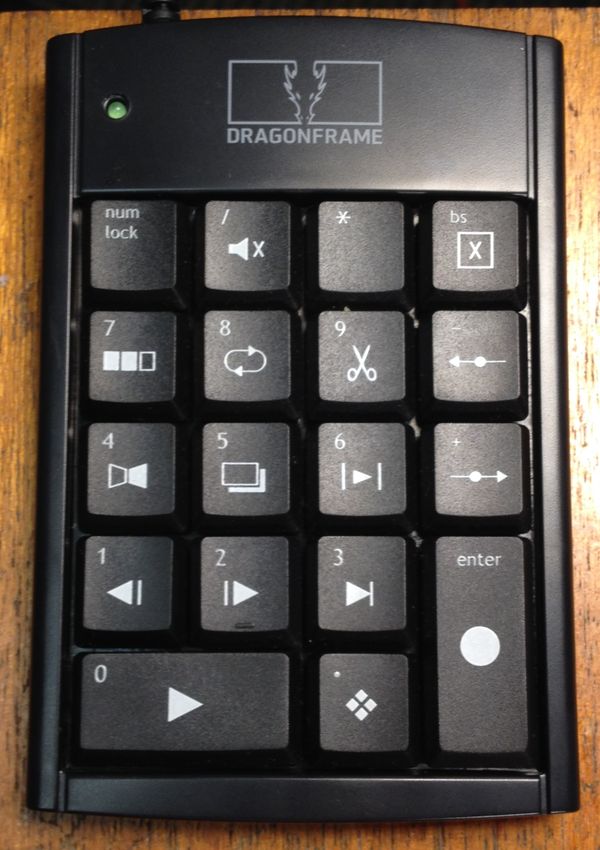 Keypad Controls - Dragonframe - Help Wiki