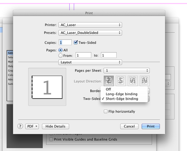 Printing Booklets (Mac) - InDesign - Help Wiki