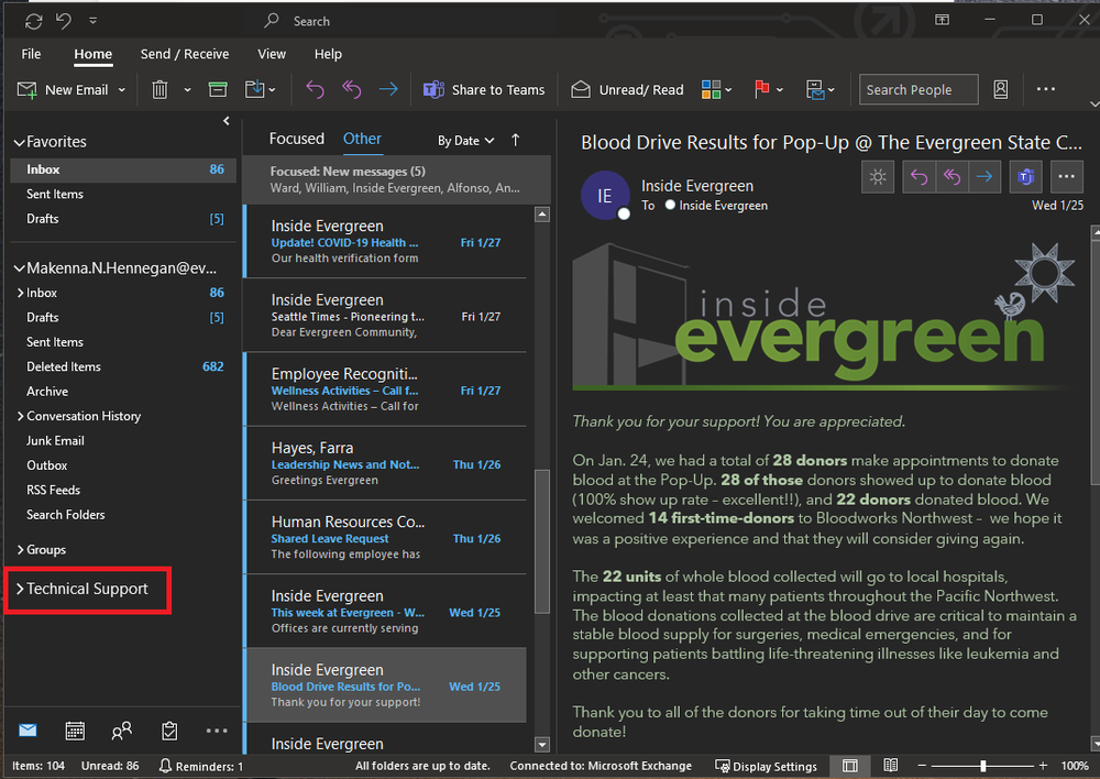 How to Open Shared Mailbox - Windows - Help Wiki