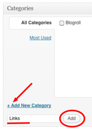 Links -WordPress - Help Wiki