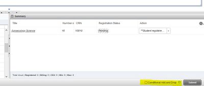 Conditional Add and Drop - Help Wiki